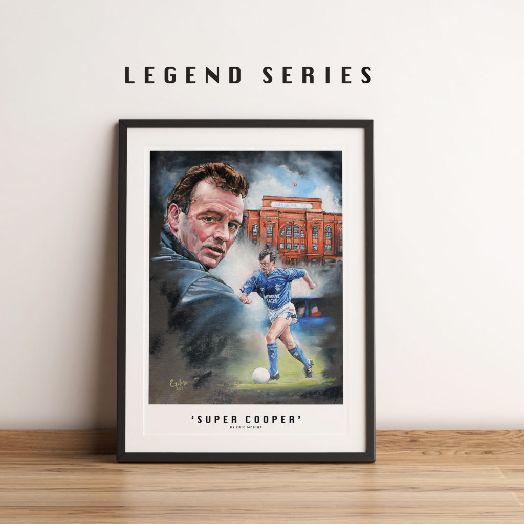 Legend Series – ‘Super Cooper’ by Eric McGirr | Pink Gorilla Wall Art